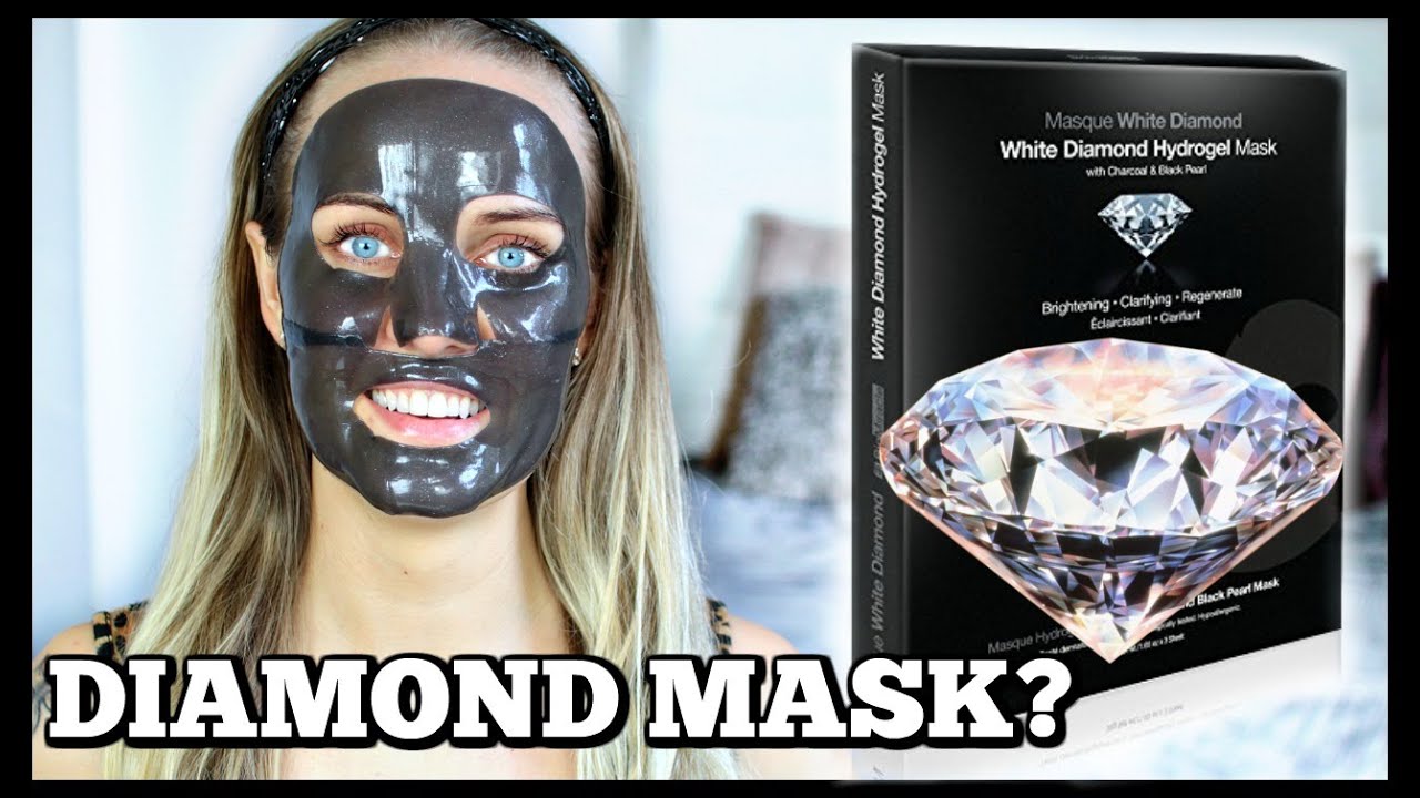 WHITE DIAMOND HYDROGEL FACE MASK ? - YouTube