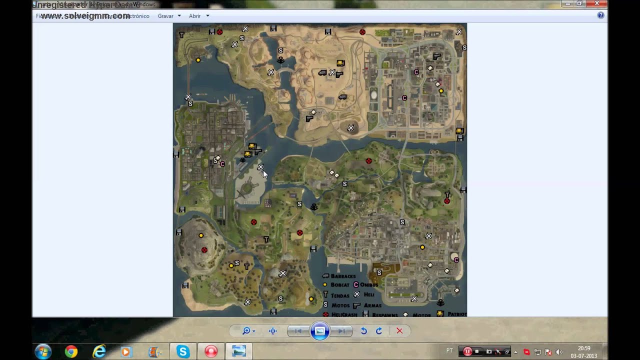 Como encontrar veiculos no Mta Mod Dayz =D com um mapa - YouTube