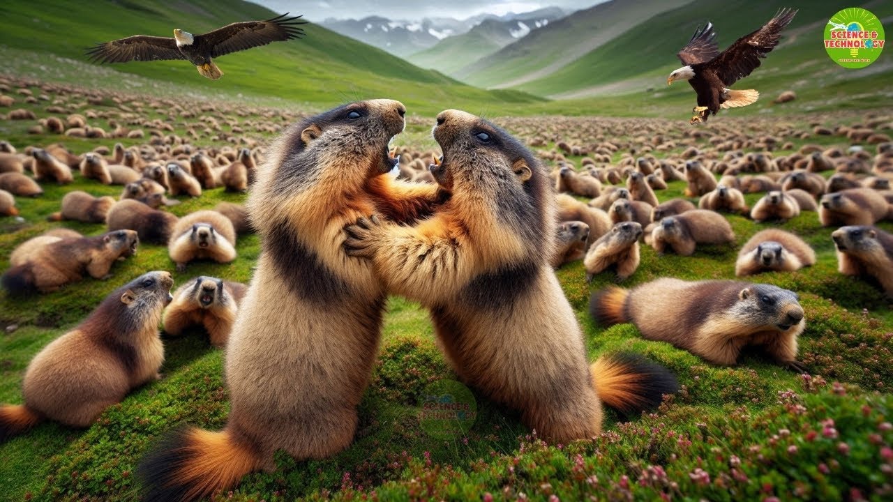 Marmot Documentary 🐿️ | Life of Marmots in the Wild | AI-Generated ...
