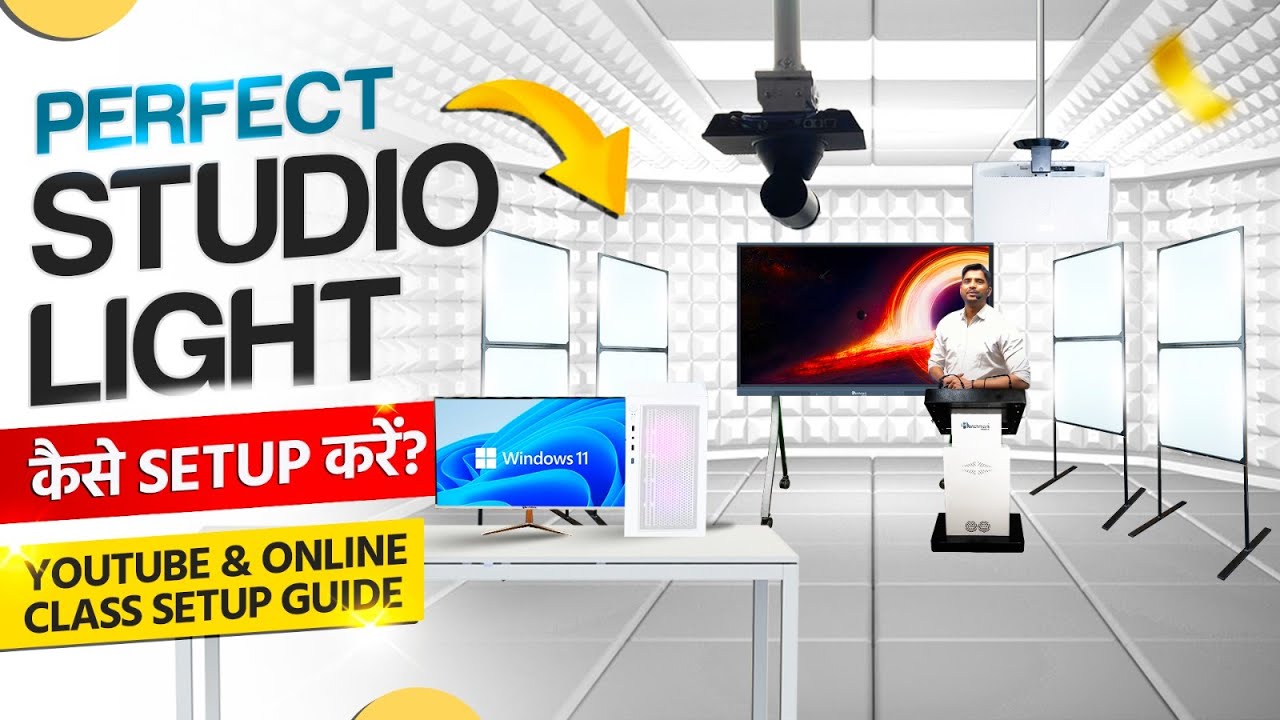 Lighting Setup for Youtube Videos | Best Lighting Setup for Video ...