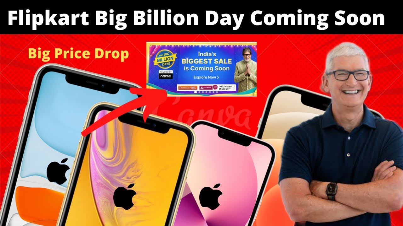 Flipkart Big Billion Day Sale Teaser Out 🔥Big Price Drop On All iPhones ...