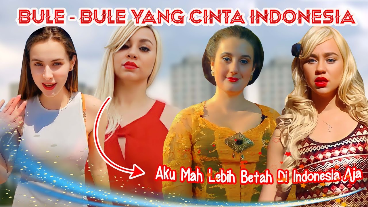 Gak mau lagi jadi turis asing !!! Bule ini mau jadi orang indonesia aja ...