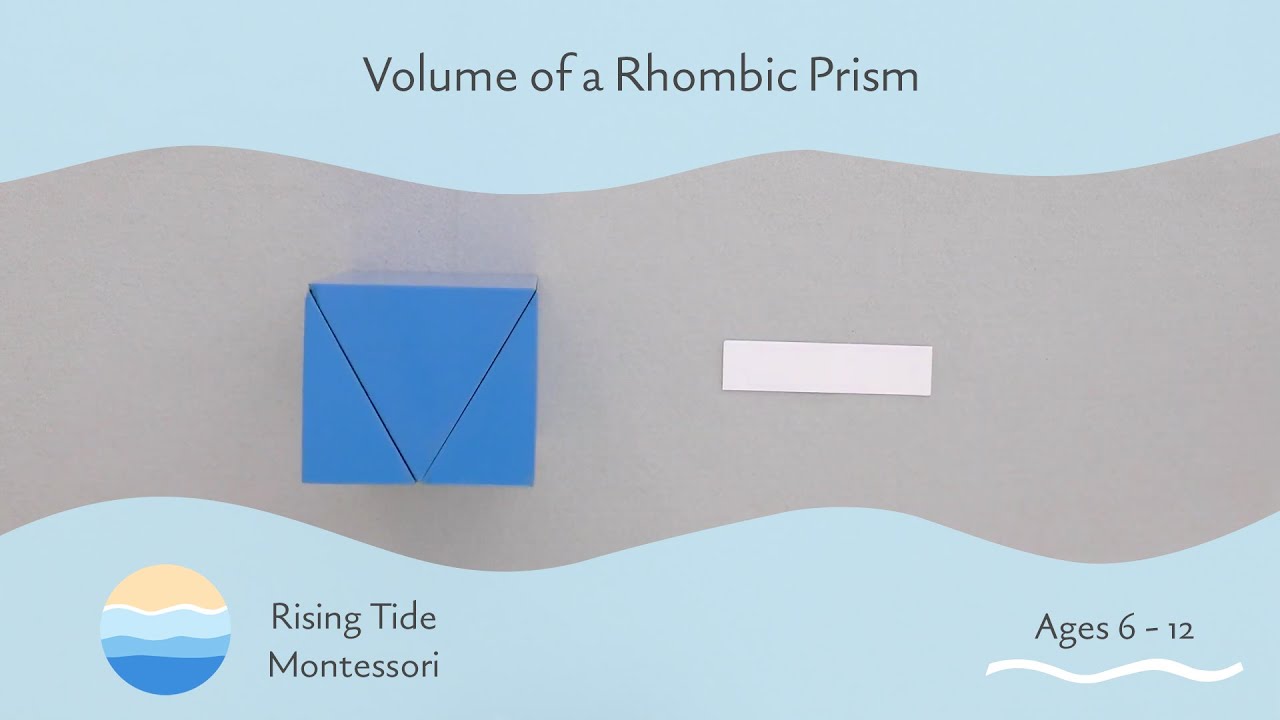 Volume of a Rhombic Prism - YouTube