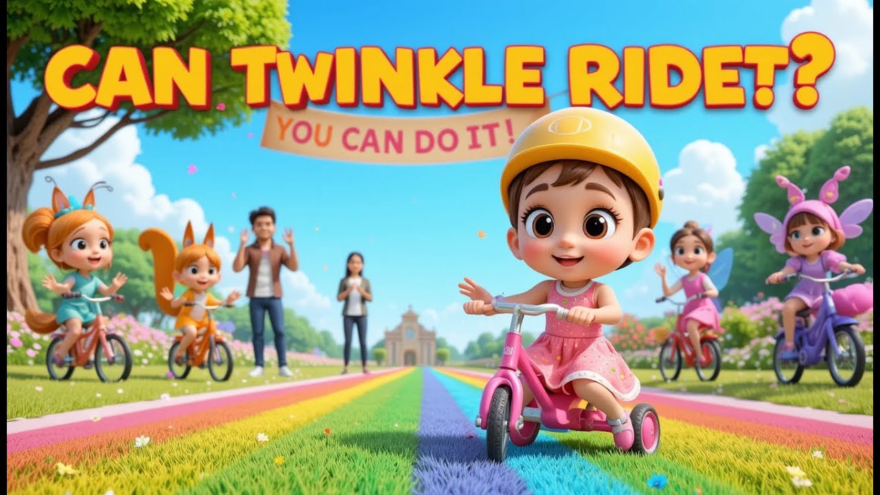 "I Tried to Ride My Bike… But I Fell! | Twinkle Channel Fun for Kids ...