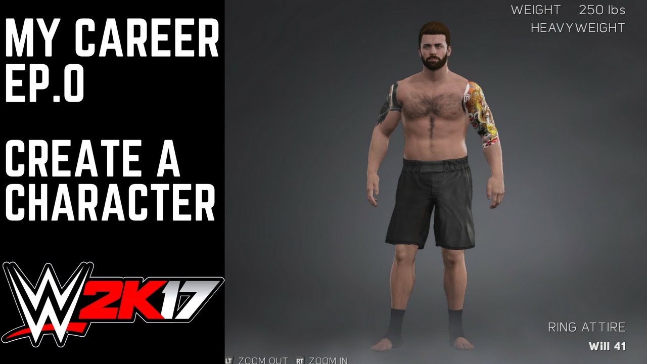 WWE 2K17 - CREATE A SUPERSTAR - My Career ep.0 Full Tutorial [WWE 2K17 ...