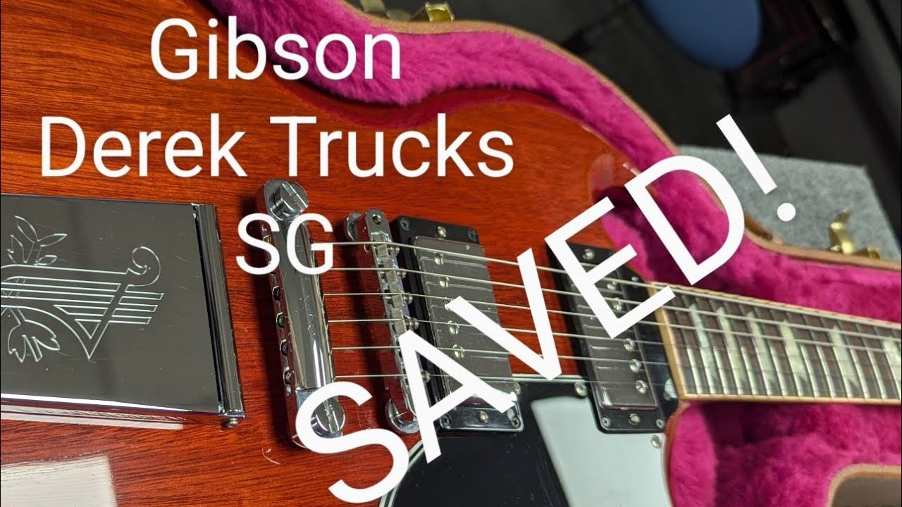 Gibson Derek Trucks SG Back together and ready to ROCK! - YouTube