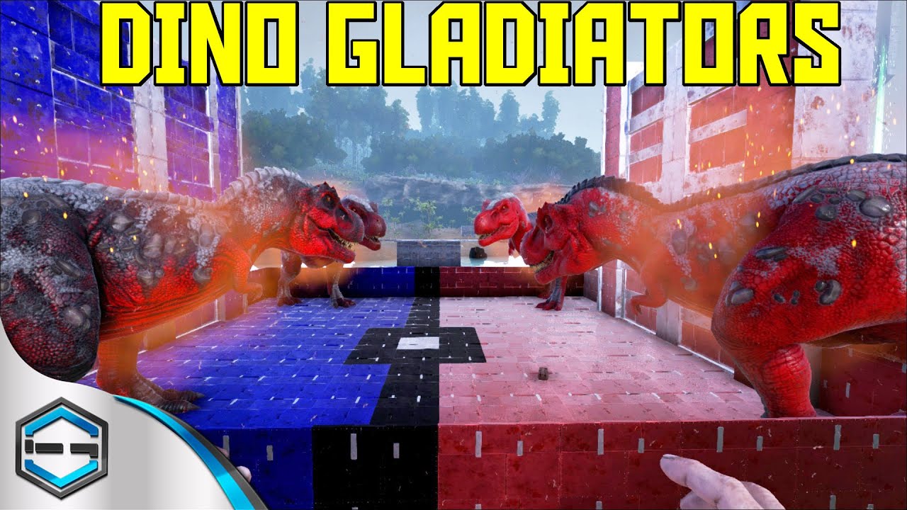 Ark Survival Evolved The Arena Dino Gladiators Ep. 34 - YouTube