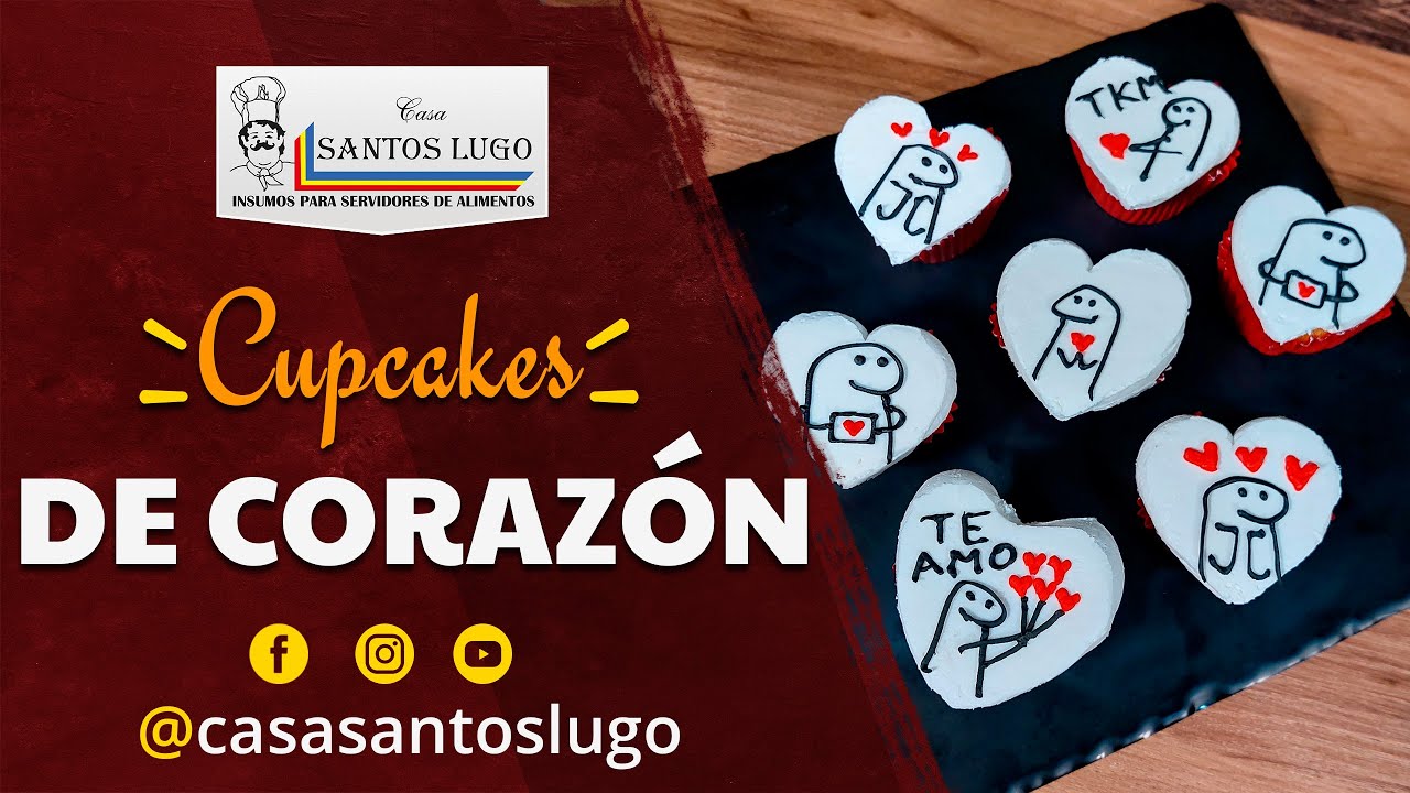 CUPCAKES DE CORAZON TIPS Y RECETA COMPLETA - YouTube