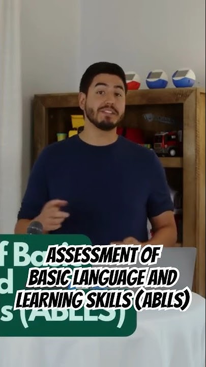 Assessment of Basic Language and Learning Skills explained... #ABLLS # ...