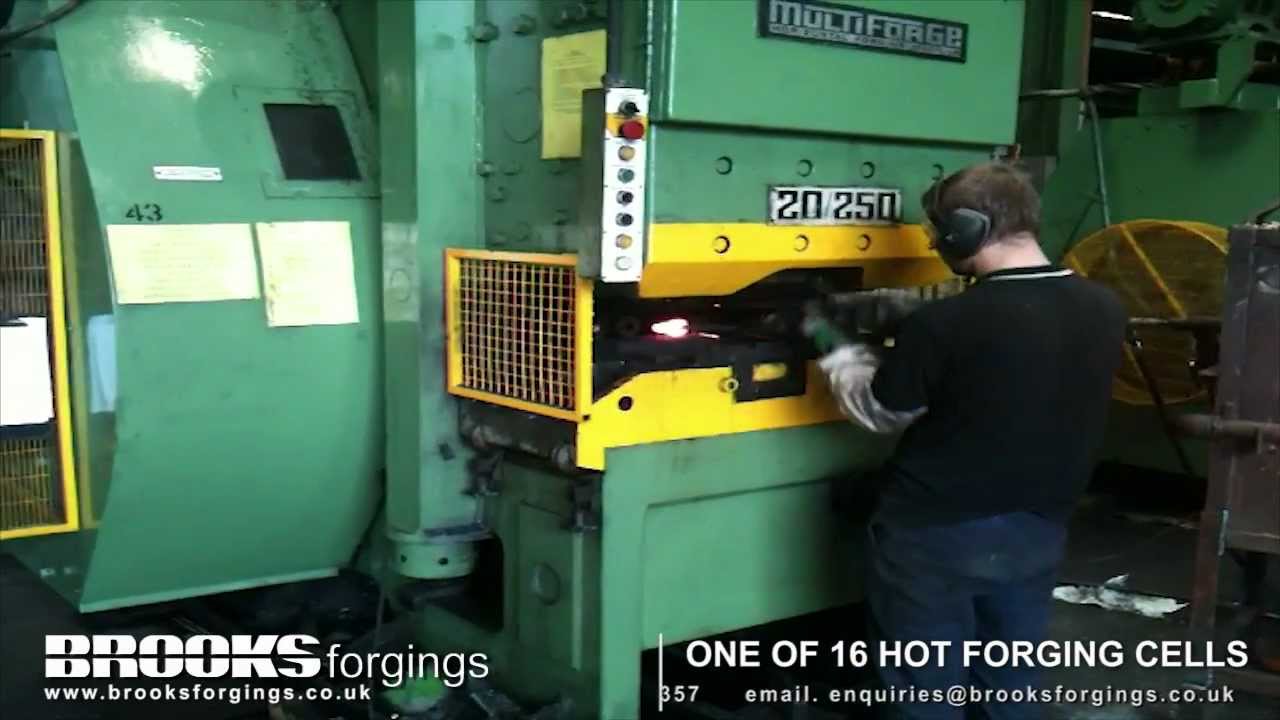 Upset Forging Process - Etchells Horizontal Multi Forge 20/250 - Brooks ...