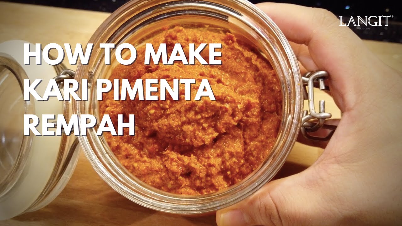 How to Make Kari Pimenta Rempah (Spice Paste) - Part 1 - YouTube