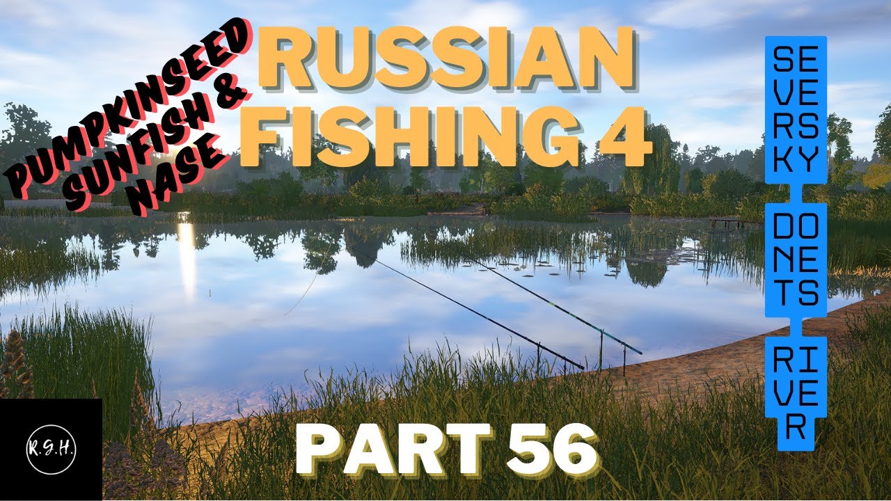 Russian fishing 4 RF4. Seversky Donets River Pumpkinseed Sunfish & Nase ...