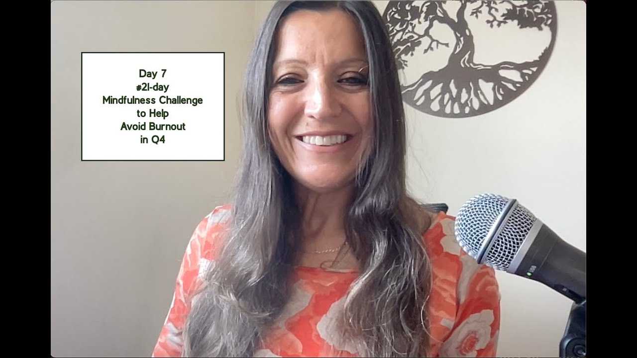 It's day seven of my #21-day mindfulness challenge. - YouTube