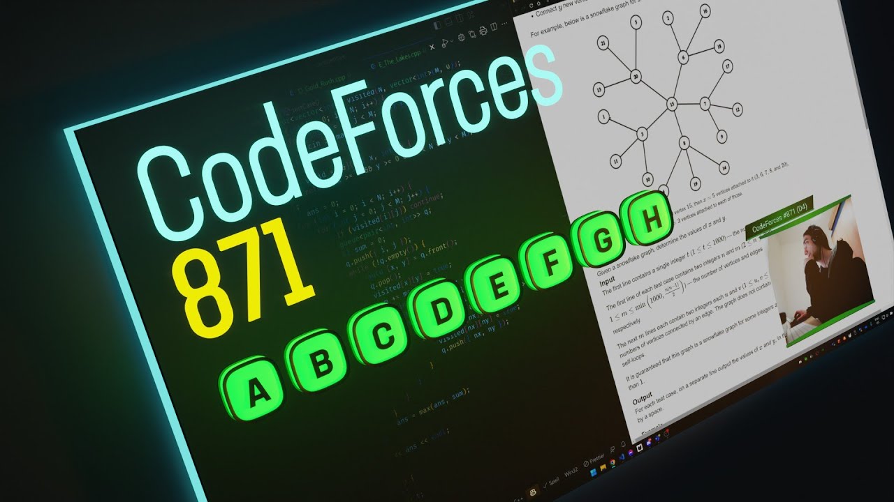 Codeforces Round 871 Div 4 Solutions To All Problems Explained Abcdefgh Youtube