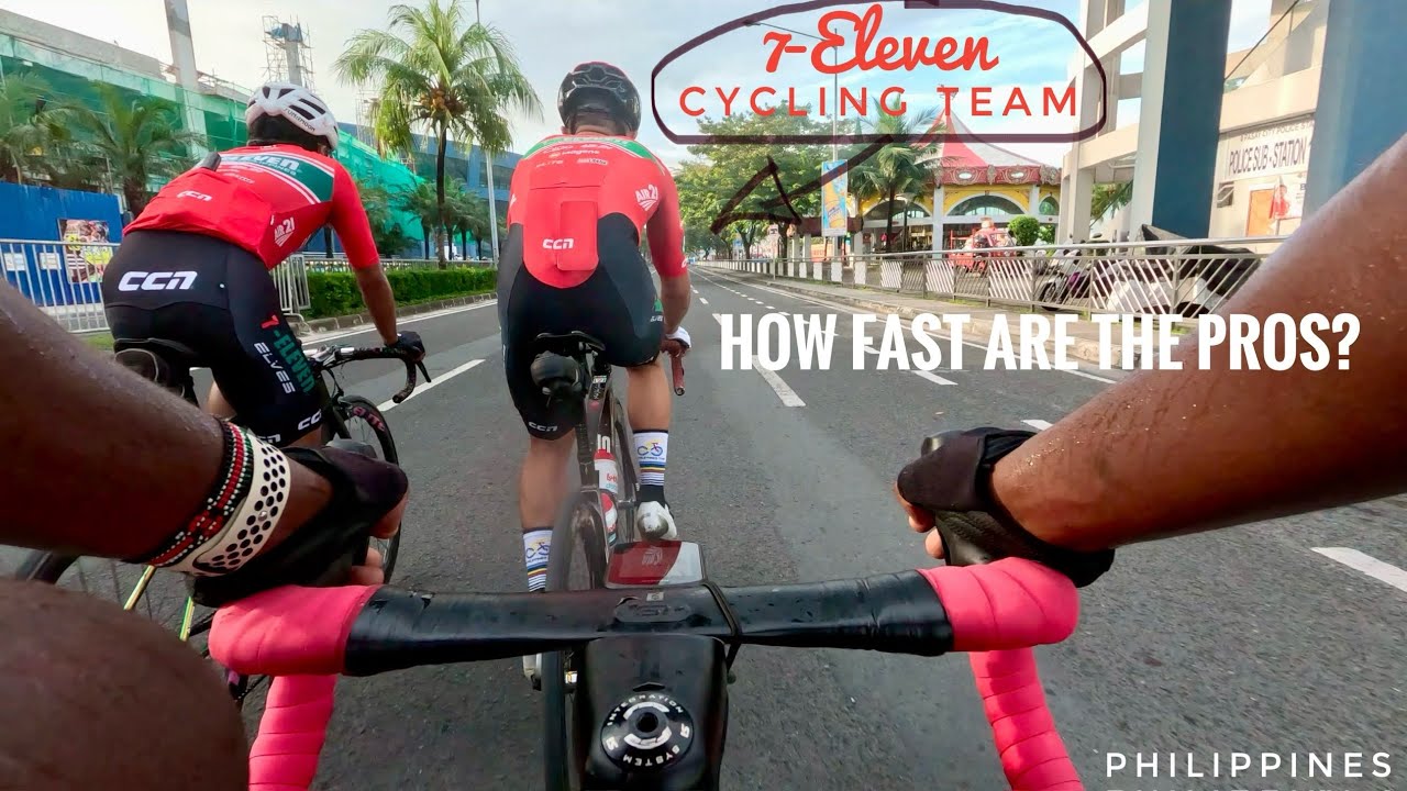 How fast are the Pros? Ft. 7-Eleven Cycling Team | Philippines - YouTube