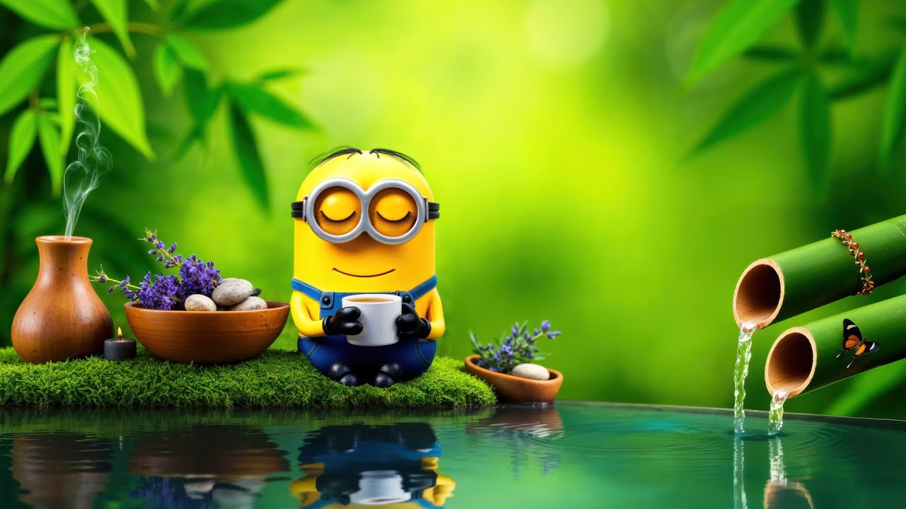 Healing Music with Minion | Nature Sounds – Stop Overthinking, Relieve ...