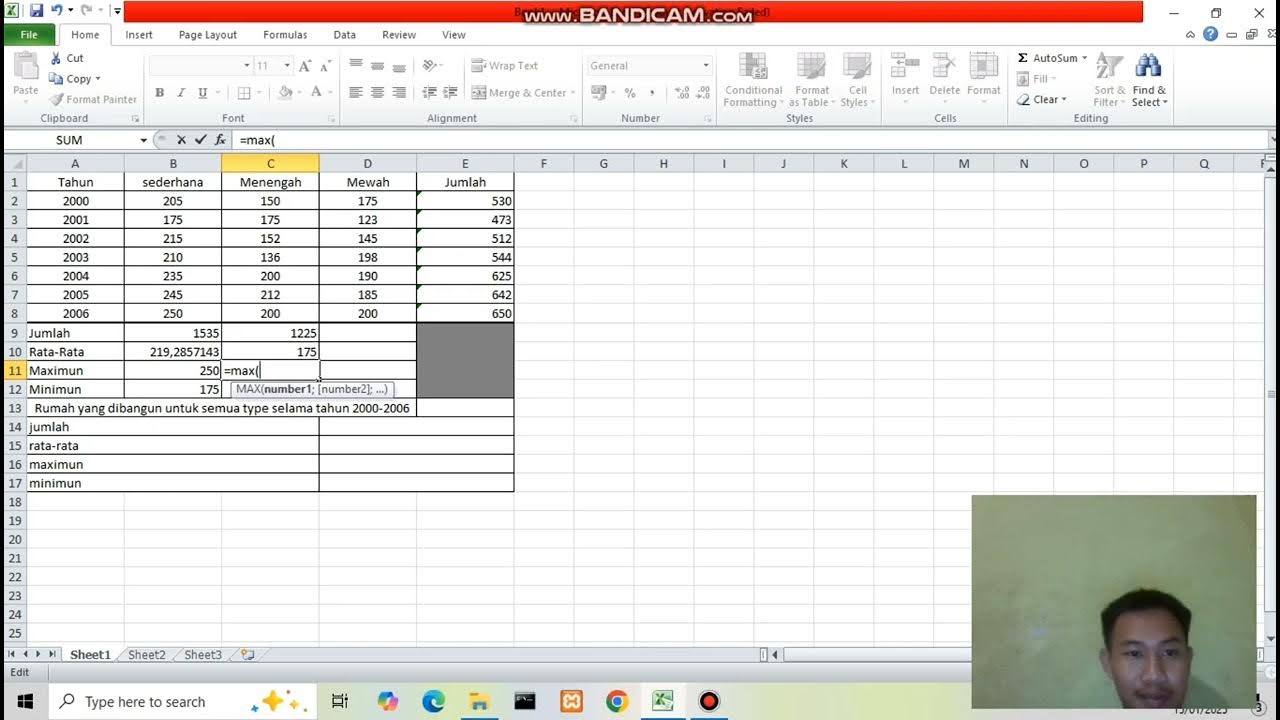 Tugas Aplikasi Komputer Mengunakan Excel Word - YouTube