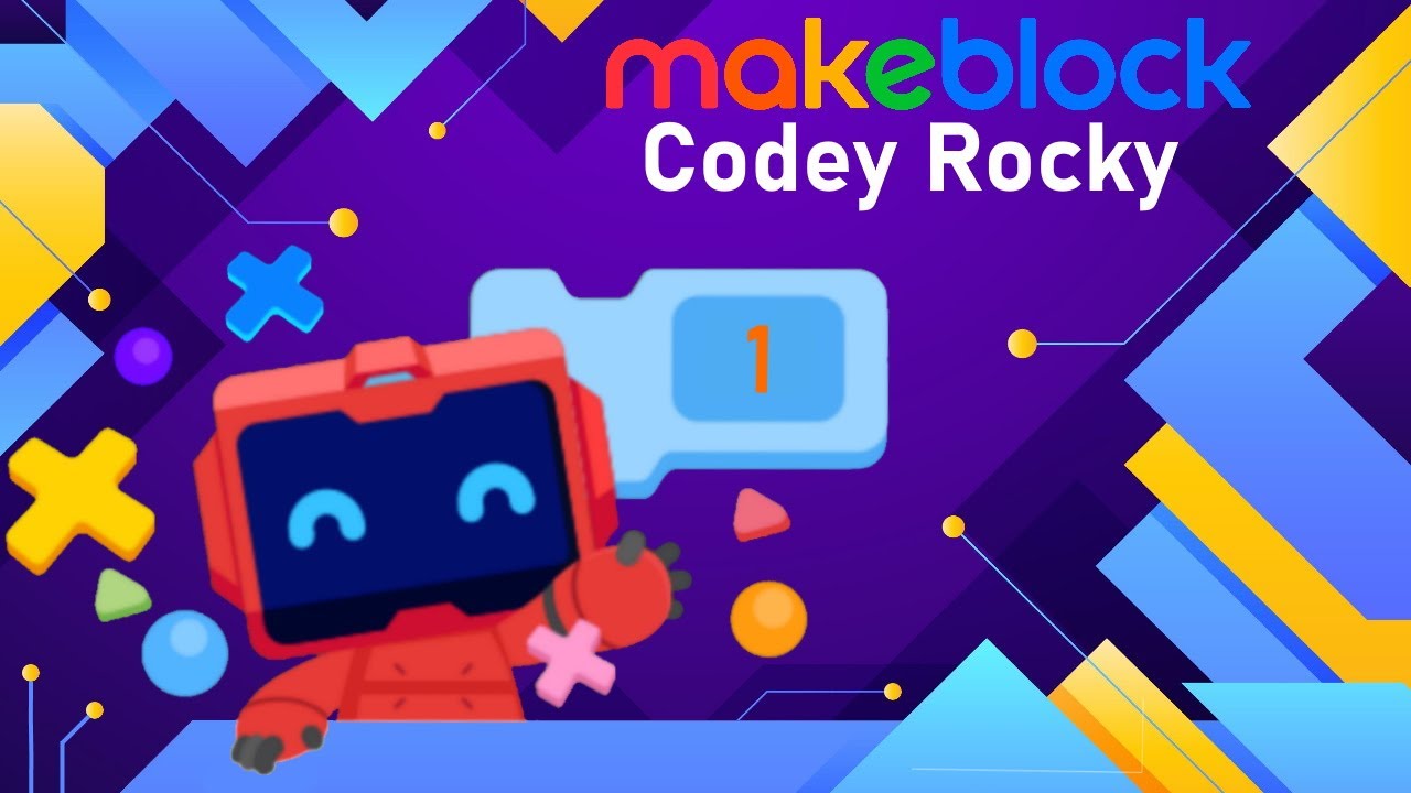 Codey Rocky Урок 1 Підключення "Перший код" - YouTube
