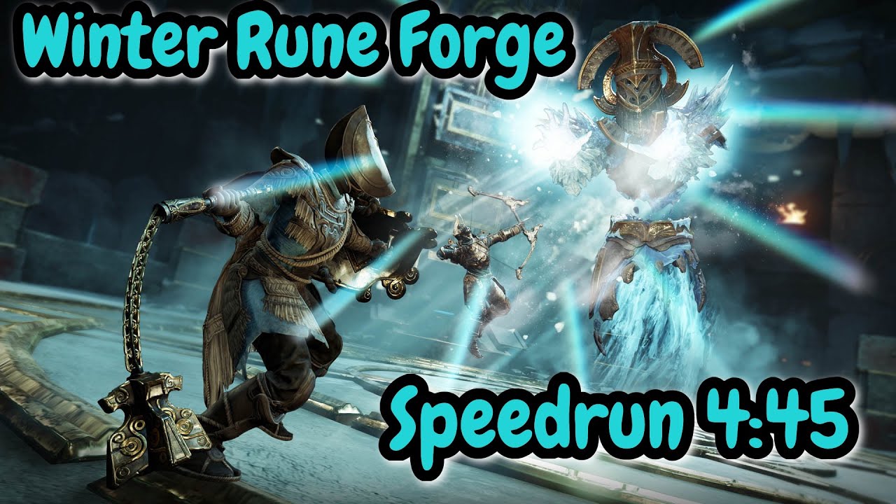Winter Rune Forge | AGS Speedrun Event (4:45) | New World Season 5 ...