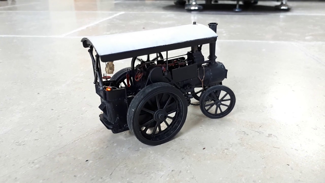 7mm Scale 1:43 radio controlled Traction Engine complete - YouTube
