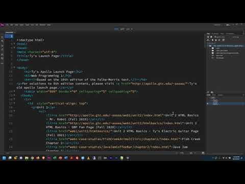 Web Programming - Unit 3 Lecture/Demo - Fall 2022 - YouTube