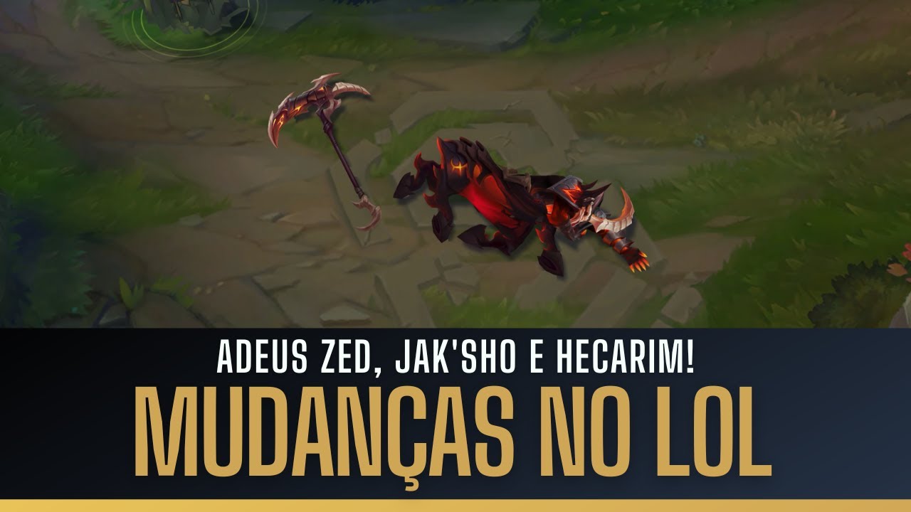 MUDANÇAS NO LOL! RIOT NERFOU 8 DOS MELHORES CAMPEÕES E 2 ITENS QUE TODO ...