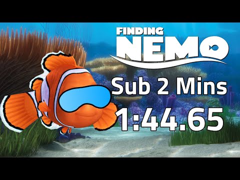 Finding Nemo - Blindfolded IL Speedrun - Going To School in 1:44.65