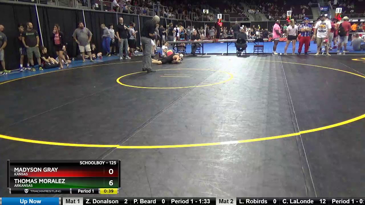 Schoolboy 125 Madyson Gray Kansas Vs Thomas Moralez Arkansas - YouTube