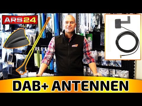 DAB+ Antenne für guten Empfang Auto I Splitter | Scheibenklebeantenne
