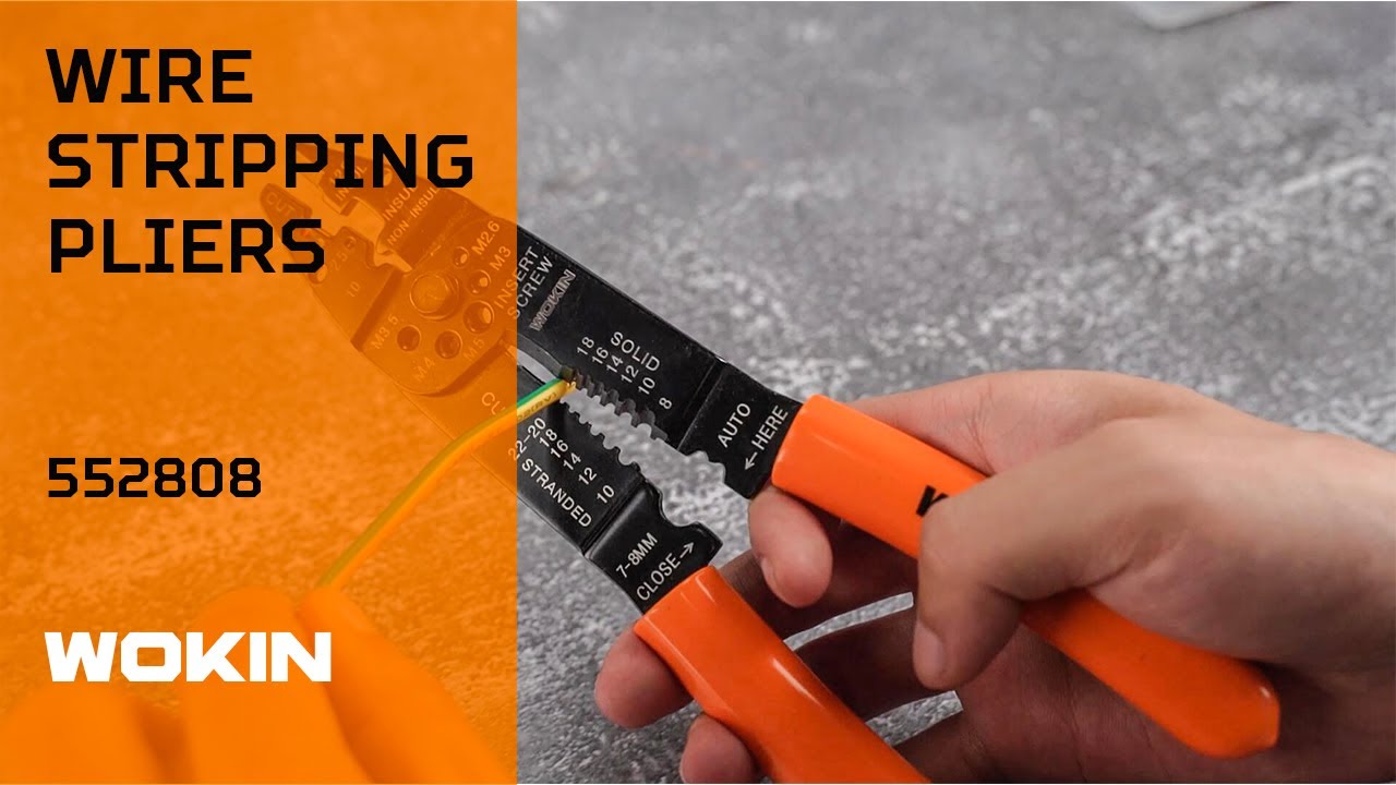 WOKIN Wire Stripping Pliers | Crimping Pliers | Wire Stripper - YouTube