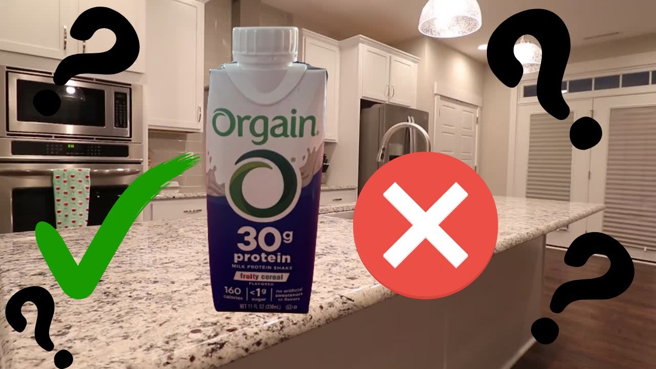 Orgain Milk Protein Shake Fruity Cereal Review - YouTube