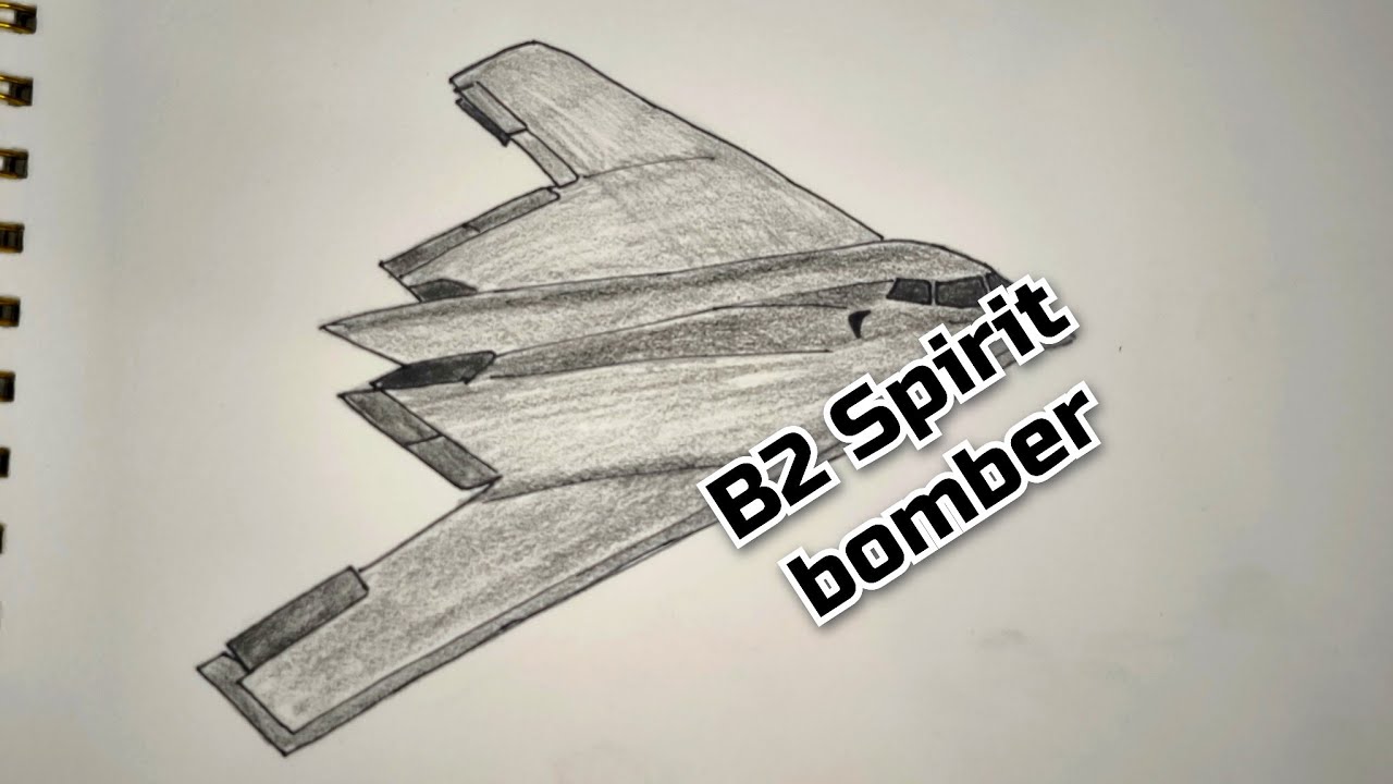 How to Draw | B2 Spirit Bomber - YouTube
