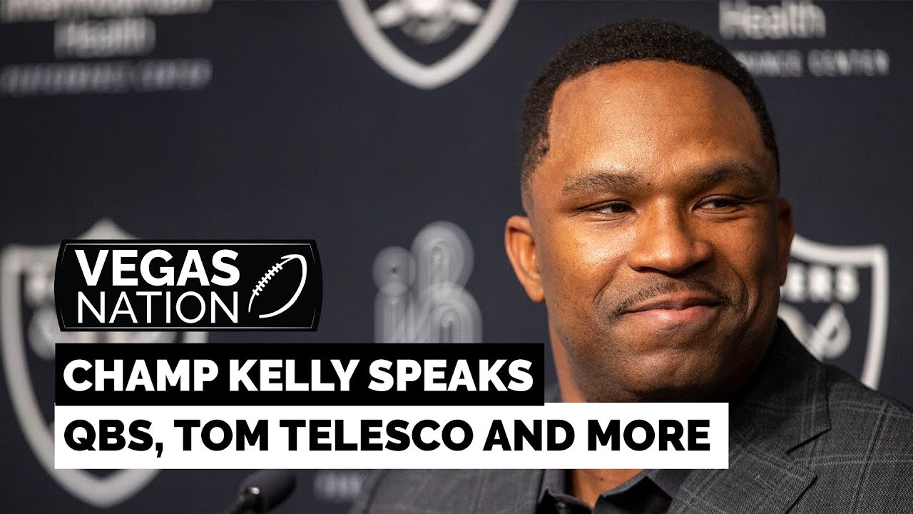 Raiders Champ Kelly on QB room, working with Telesco and more - YouTube