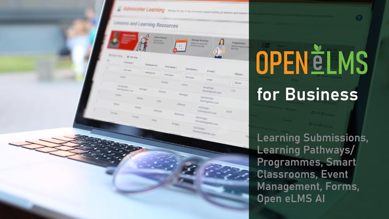 Open eLMS for Business - YouTube