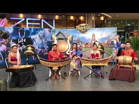 A traditional Thai music live performance