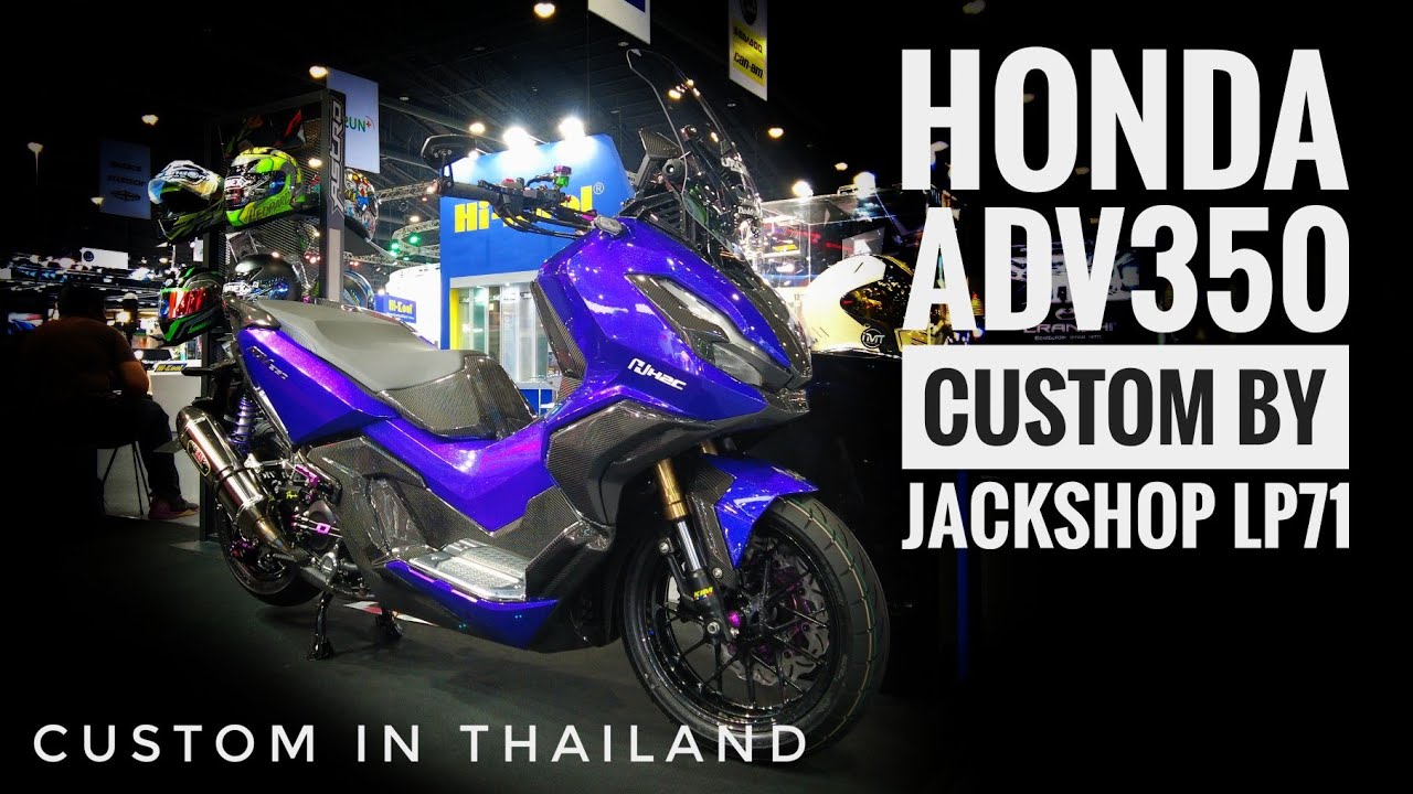 2022 Honda ADV350 Custom by Jackshop LP71 (Purple) | Custom in Thailand ...