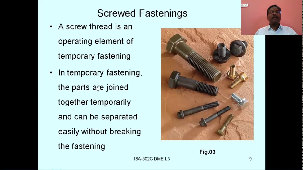 Nomenclature and Forms of Screw threads. - YouTube