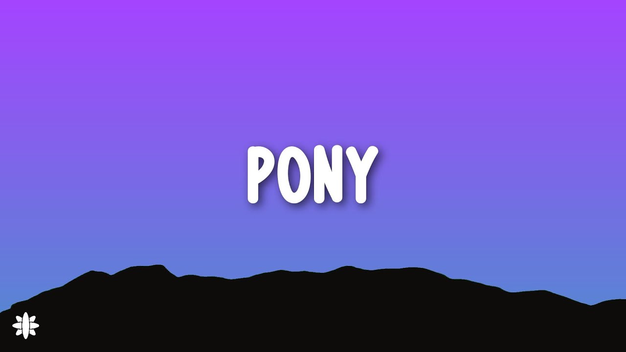 Ginuwine - Pony (Lyrics) - YouTube