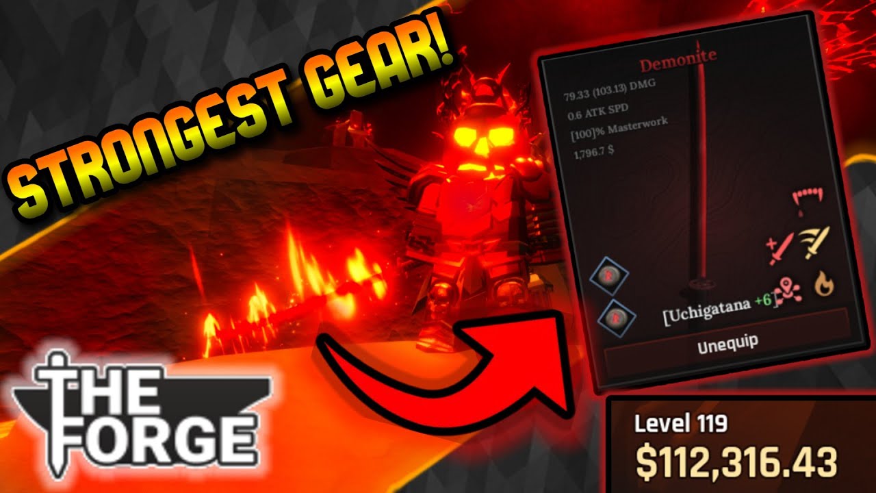 (🔴Live ) Becoming The STRONGEST Player In The Forge Roblox | The Forge ...