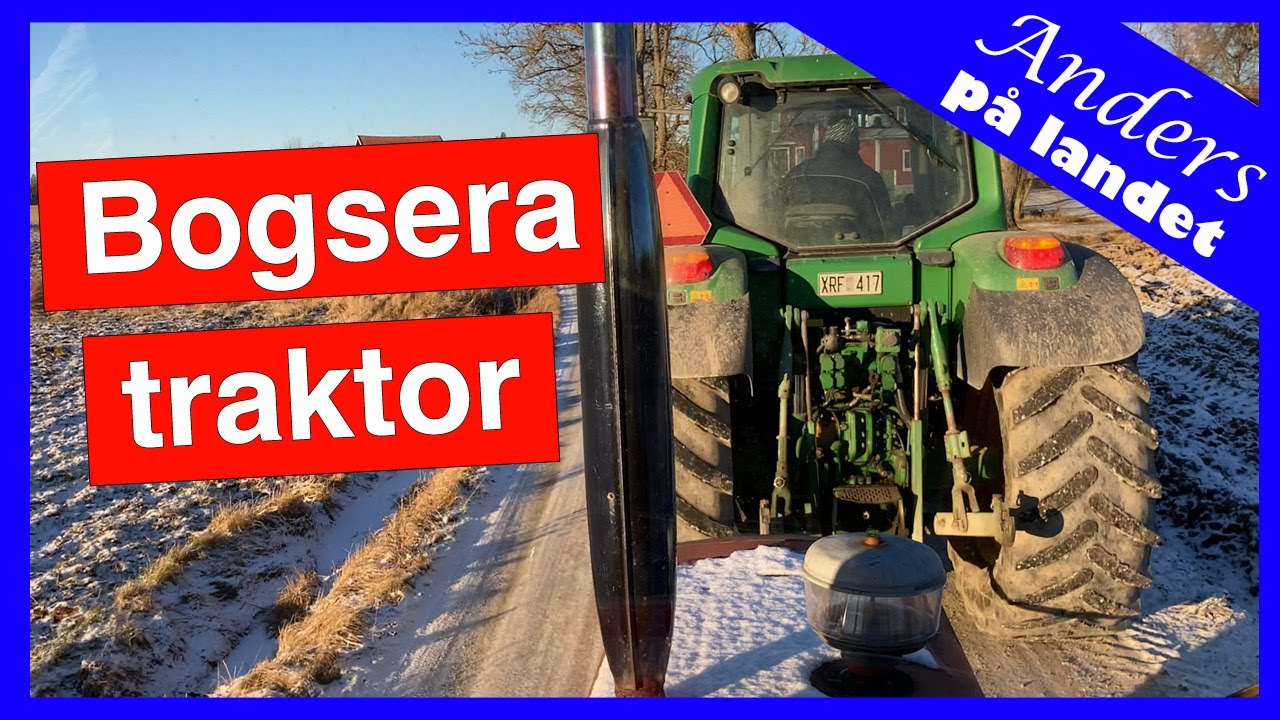 Vi var tvungna att bogsera min traktor till verkstan - YouTube