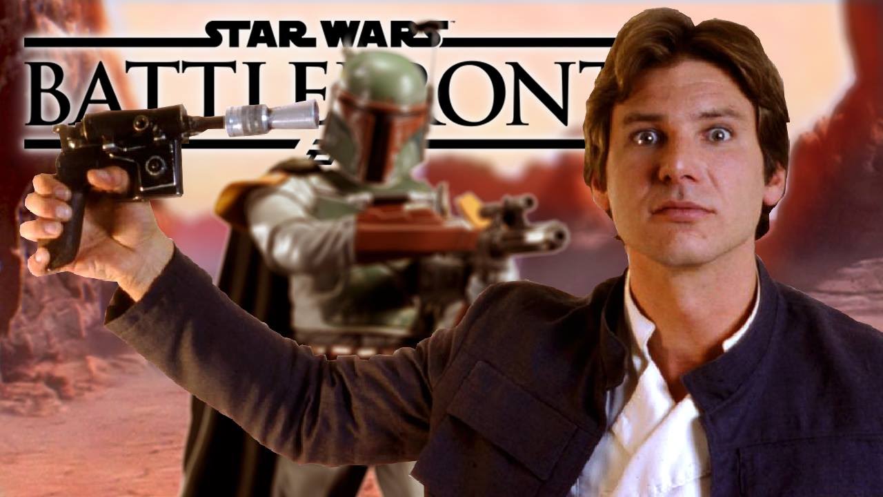 Battlefront!!! Han Solo vs Boba Fett Pt 1 - YouTube