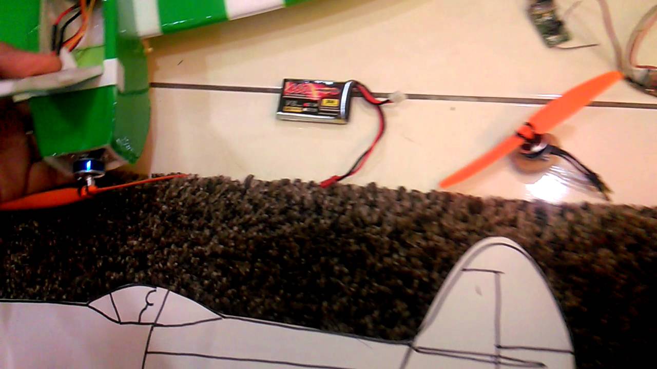 DIY mini RC Spitfire Airplane.... - YouTube