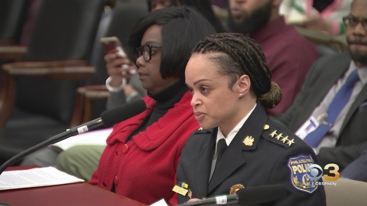 Philadelphia Police Commissioner Danielle Outlaw Speaks At City Hall ...