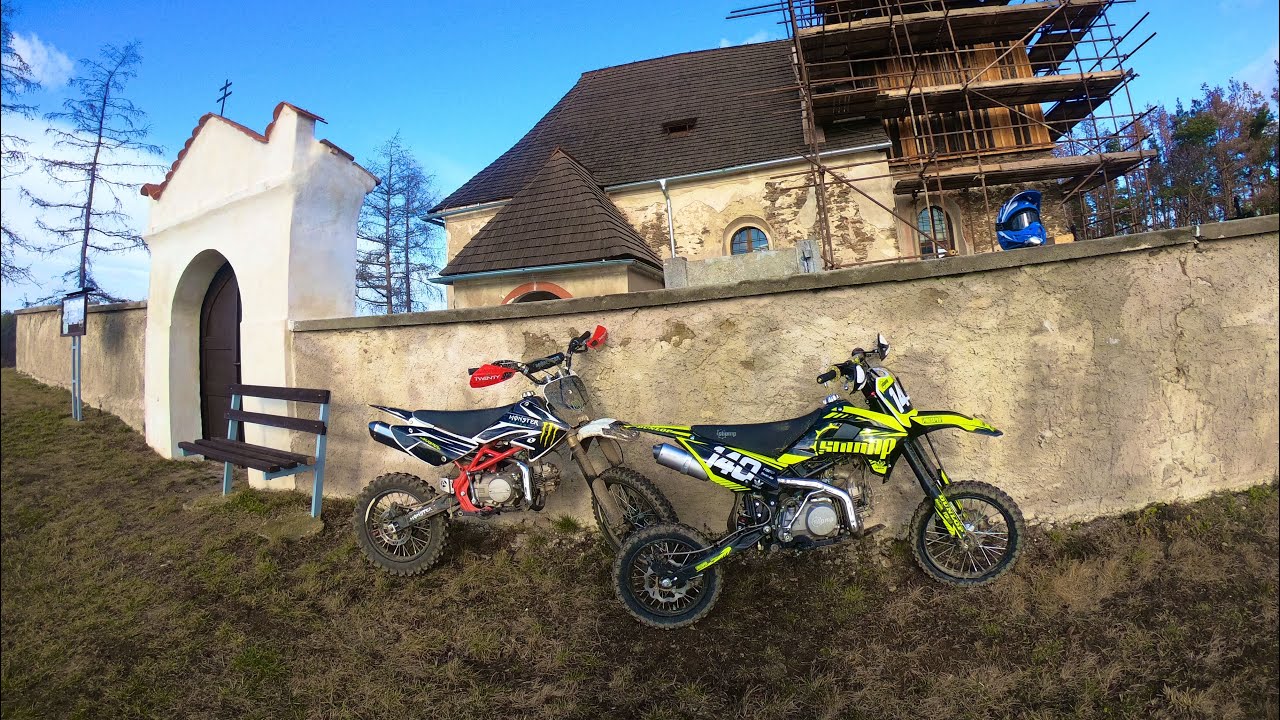 Pitbike STOMP Z3-140 & 125 TEST RIDE /#1 - YouTube