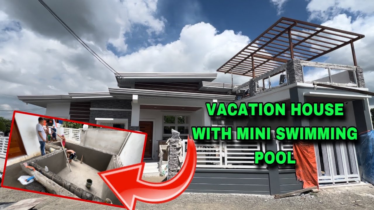 MINI SWIMMING POOL SA LIKOD BAHAY (ANGAT PROJECT) - YouTube