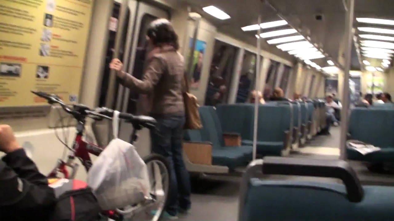 BART TRAIN RIDE to SAN FRANCISCO - YouTube