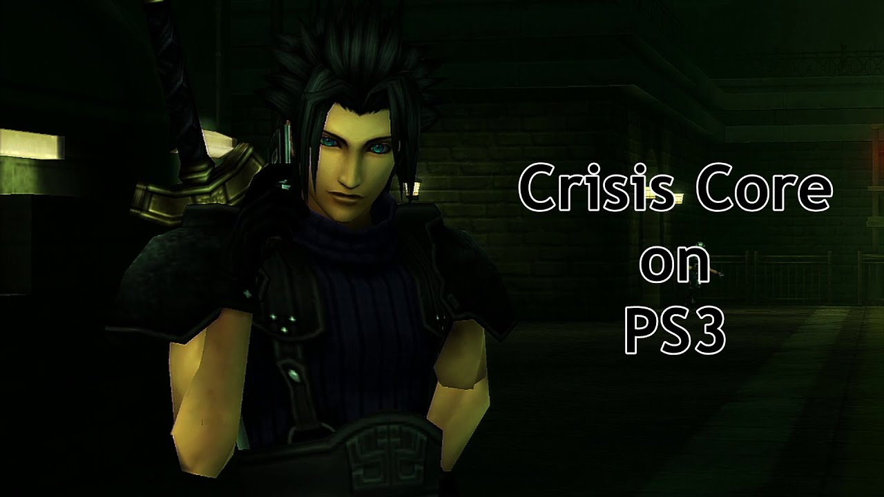 Testing FF7 - Crisis Core on PS3 - YouTube