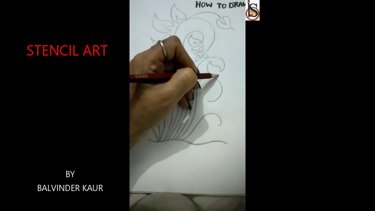 STENCIL ART - YouTube
