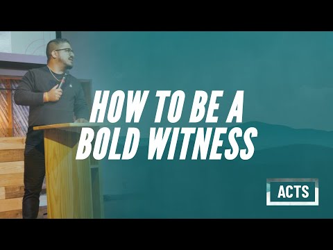 HOW TO BE A BOLD WITNESS - Acts 6:8-15 - YouTube