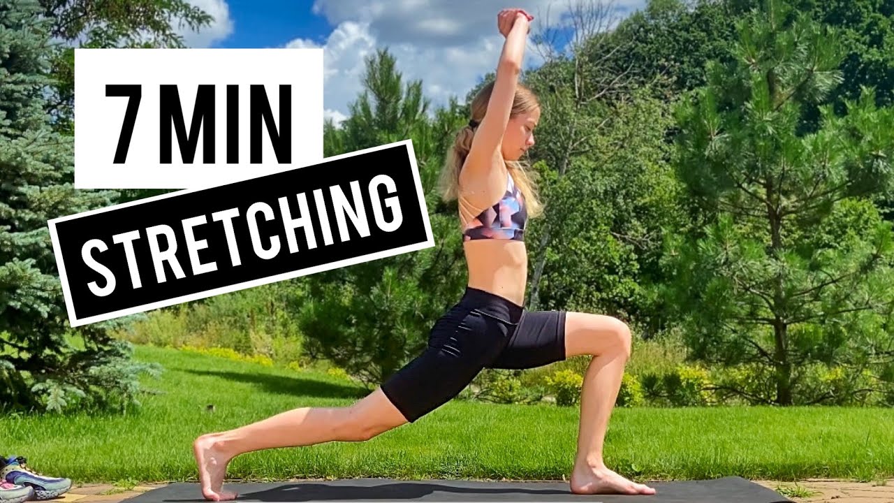 7 MIN FULL BODY STRETCHING - relax, end your workout, tight muscles ...